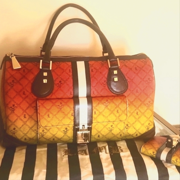 L.A.M.B. | Bags | Lamb Large Alston Ombre Fade Satchel Handbag | Poshmark